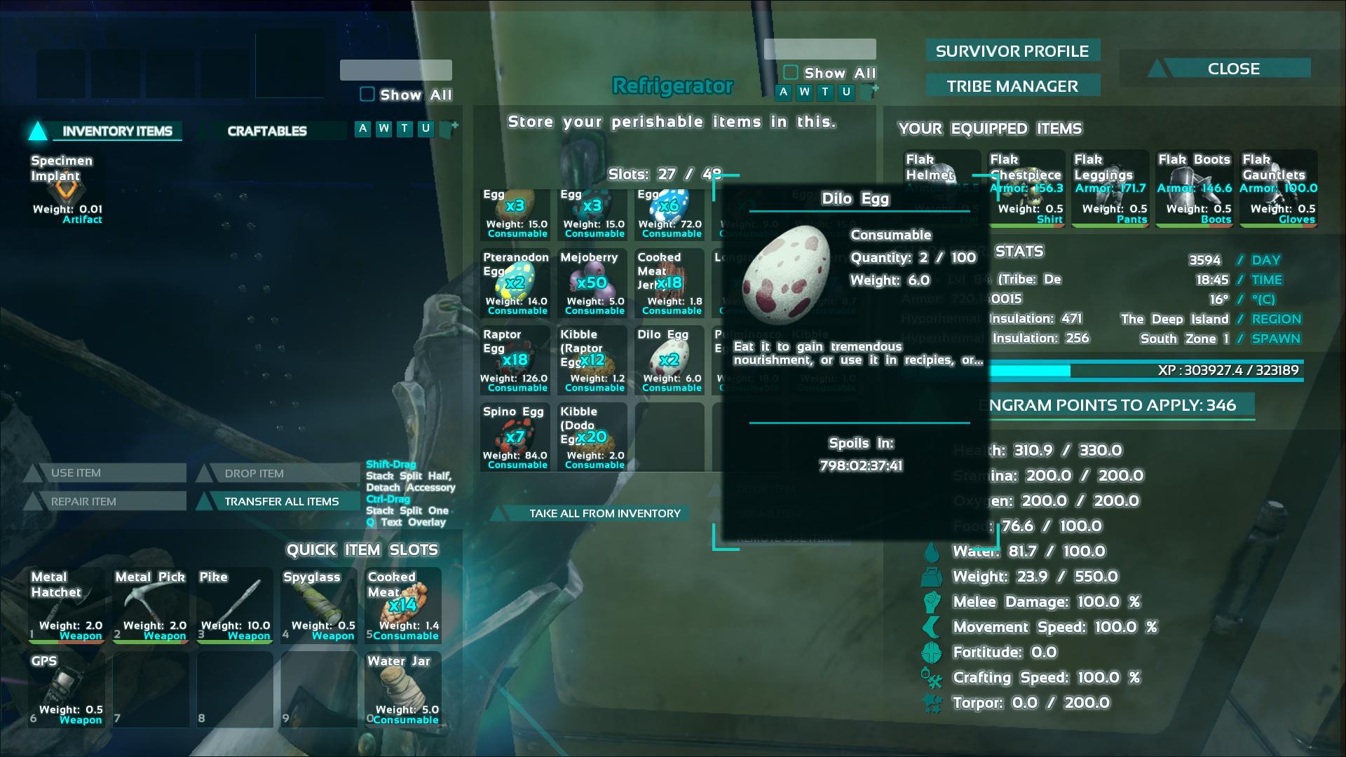 Ark dilo eggs - stockatila