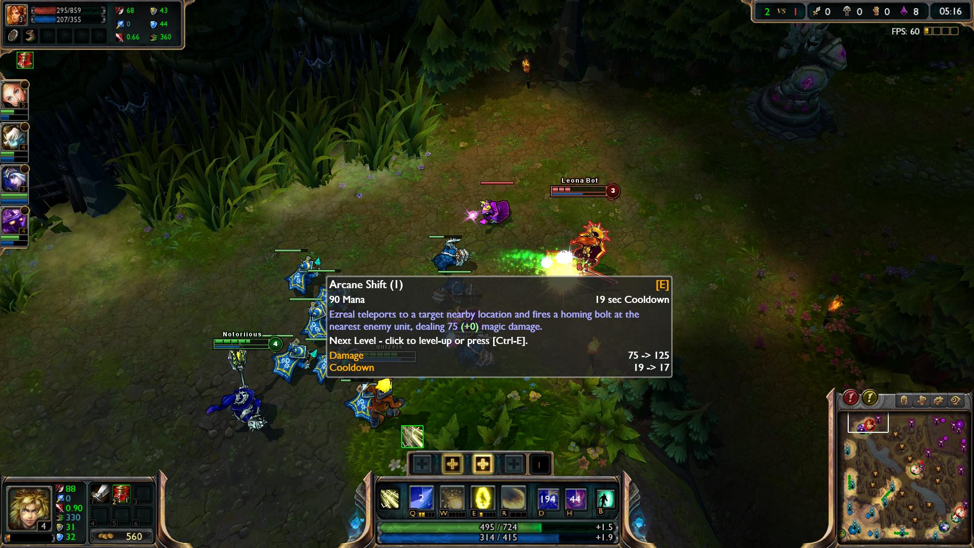 Ezreal Arcane Shift lol screenshot - Gamingcfg