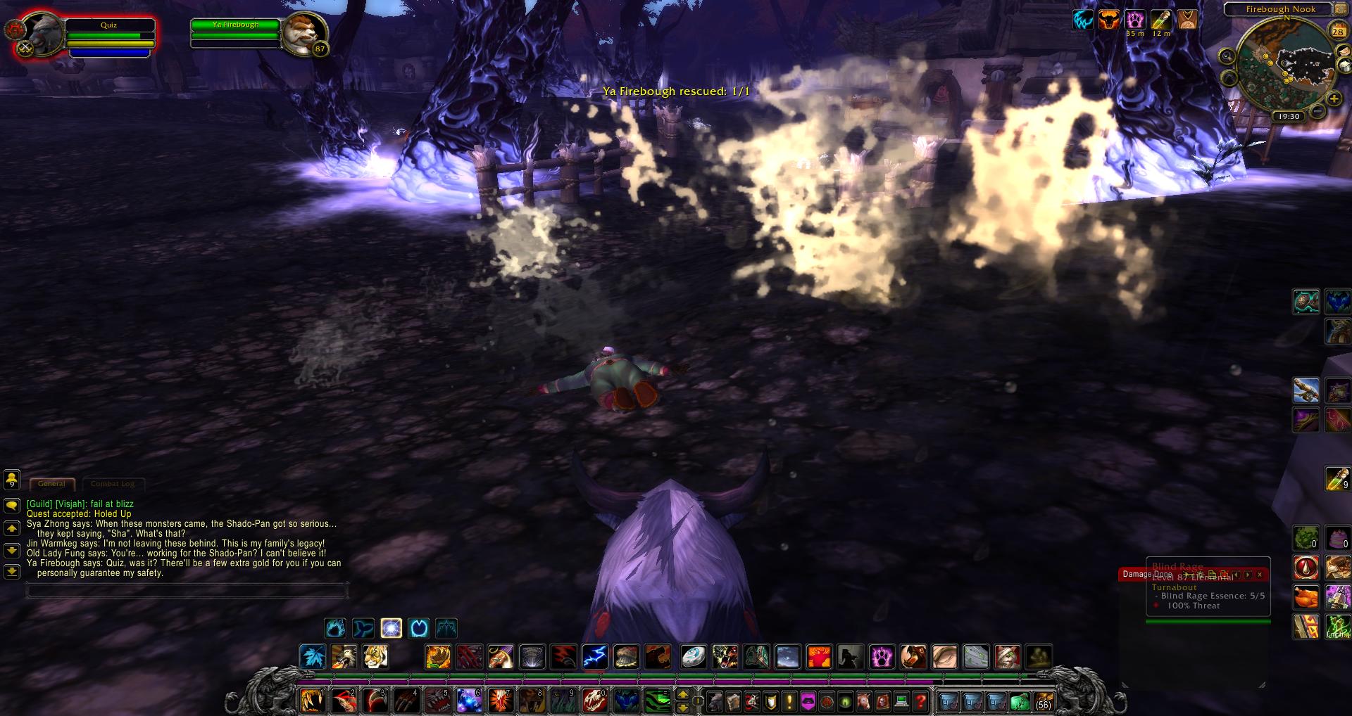 Ya Firebough Rescued wow screenshot - Gamingcfg